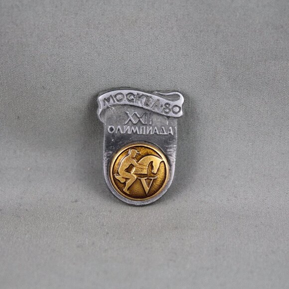 Accessories | Vintage Olympic Pin Moscow 198 Equestrian Event Pin ...